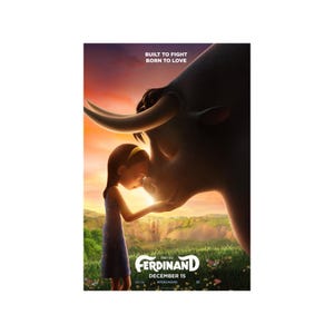 FERDINAND MOVIE POSTER 2 Sided Original Advance 27x40 Kate Mckinnon ...
