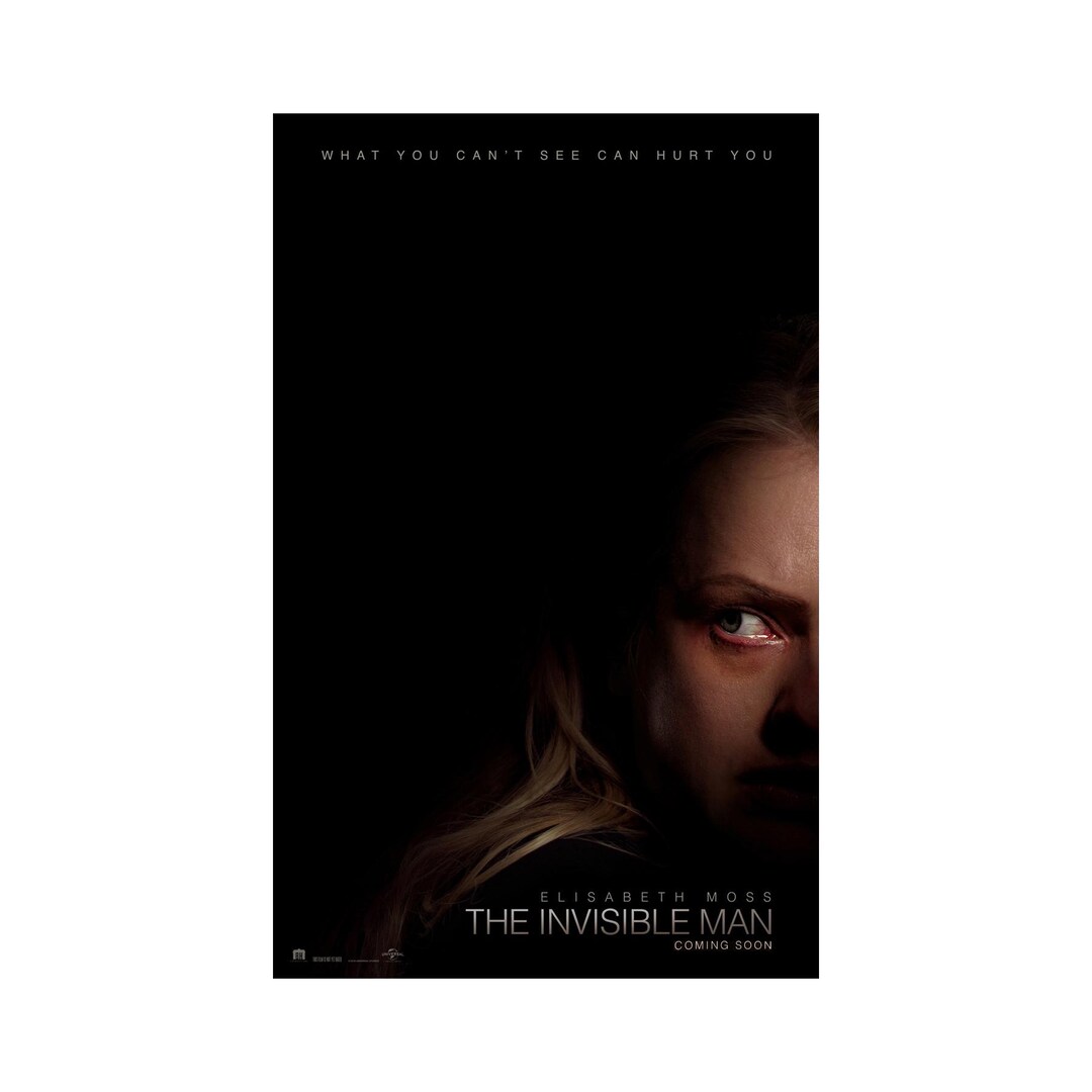 THE INVISIBLE MAN Movie Poster 2 Sided Original Advance 27x40 Elizabeth ...