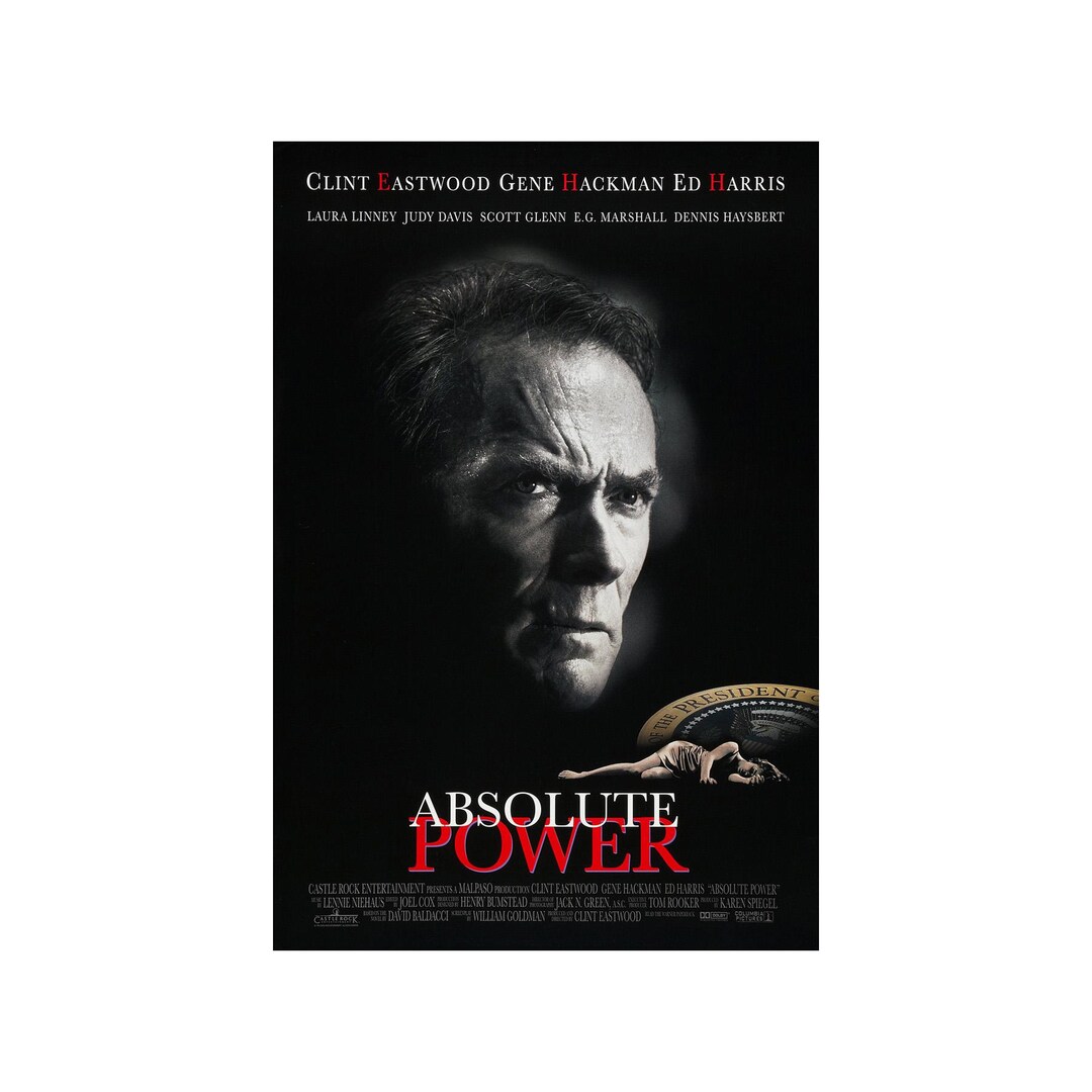 ABSOLUTE POWER Movie Poster 2 Sided Original 27x40 Clint Eastwood Gene ...
