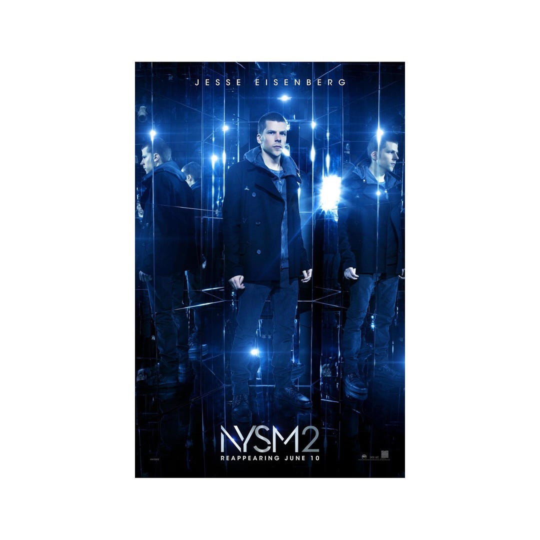 Now You See Me 2 Movie Poster 2 Sided Original 27x40 JESSE EISENBERG - Etsy