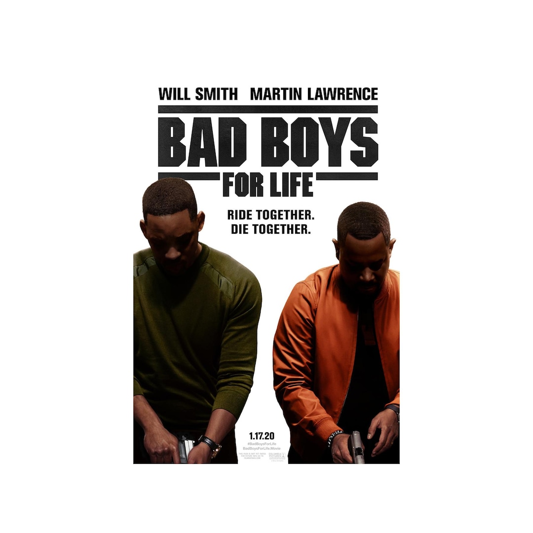 Bad Boys for Life MOVIE POSTER 1 Sided ORIGINAL Advance 27x40 Will ...