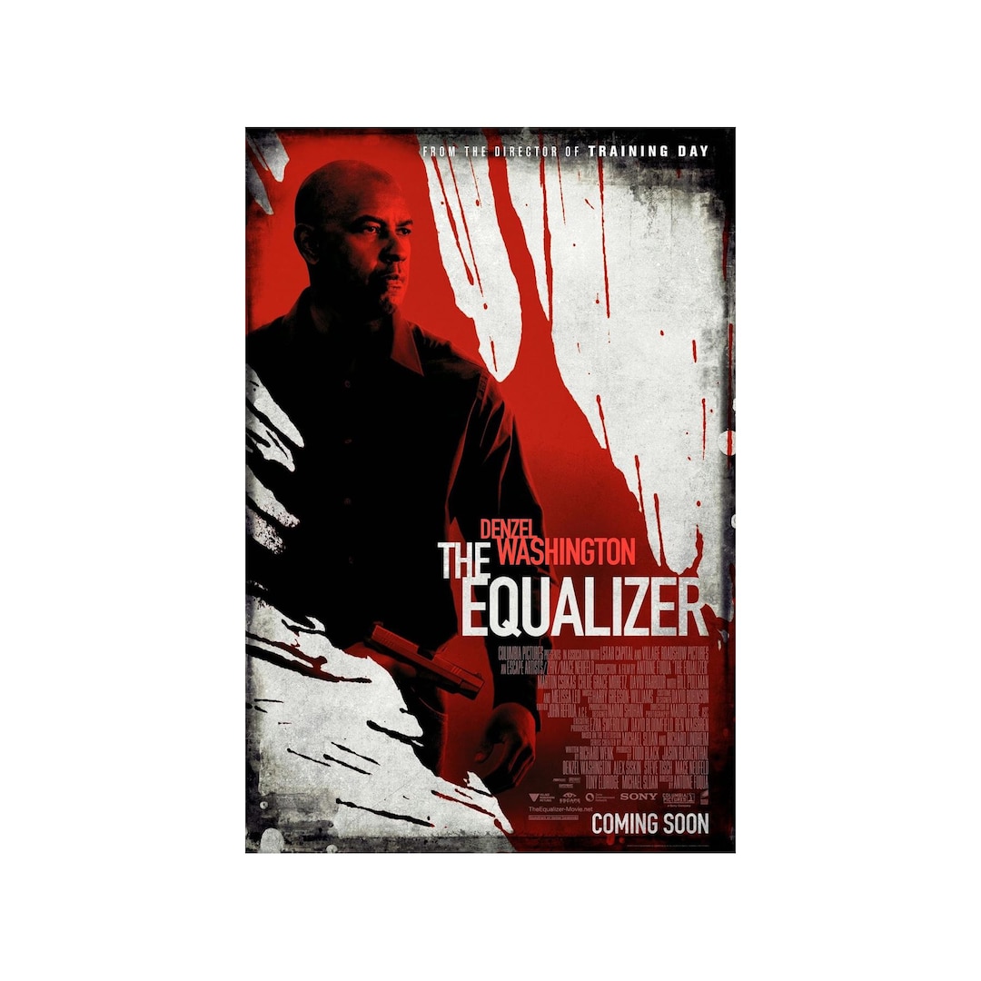 THE EQUALIZER Movie Poster 2 Sided ORIGINAL 27x40 Denzel Washington - Etsy