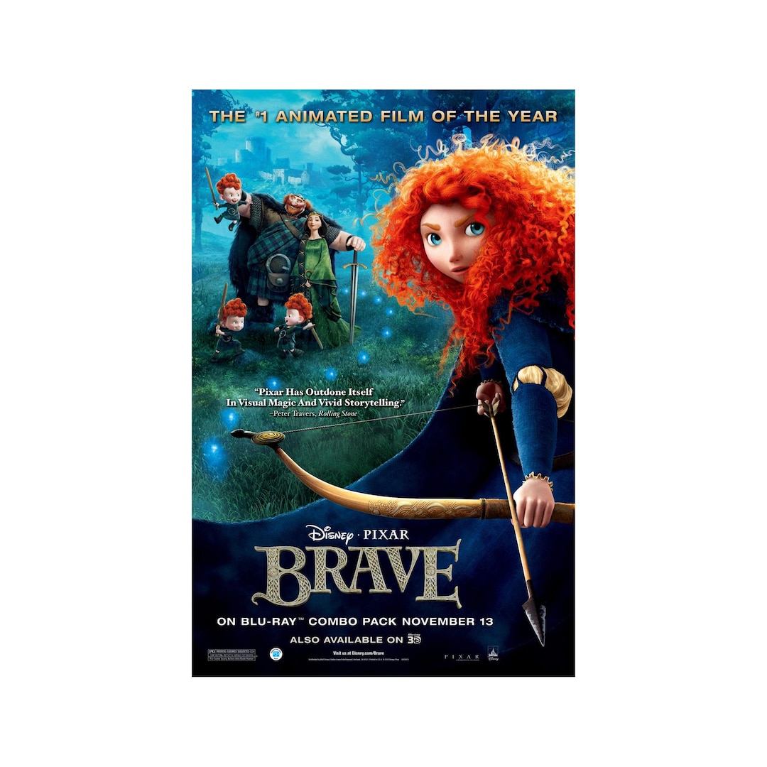BRAVE MOVIE POSTER 1 Sided Original Half Sheet 22x28 Kelly Macdonald - Etsy