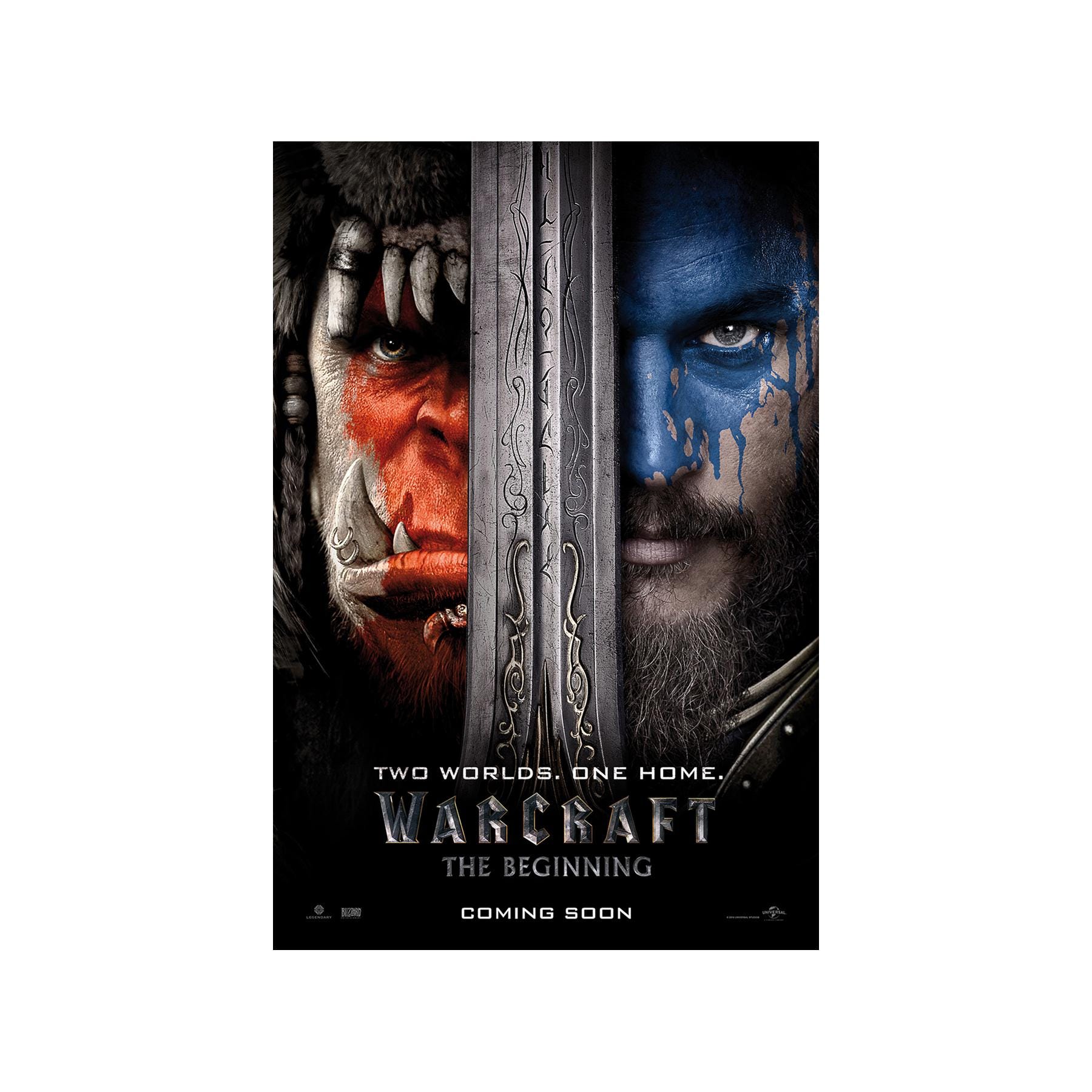 WARCRAFT MOVIE POSTER 2 Sided Original Intl Advance 27x40 Travis Fimmel ...