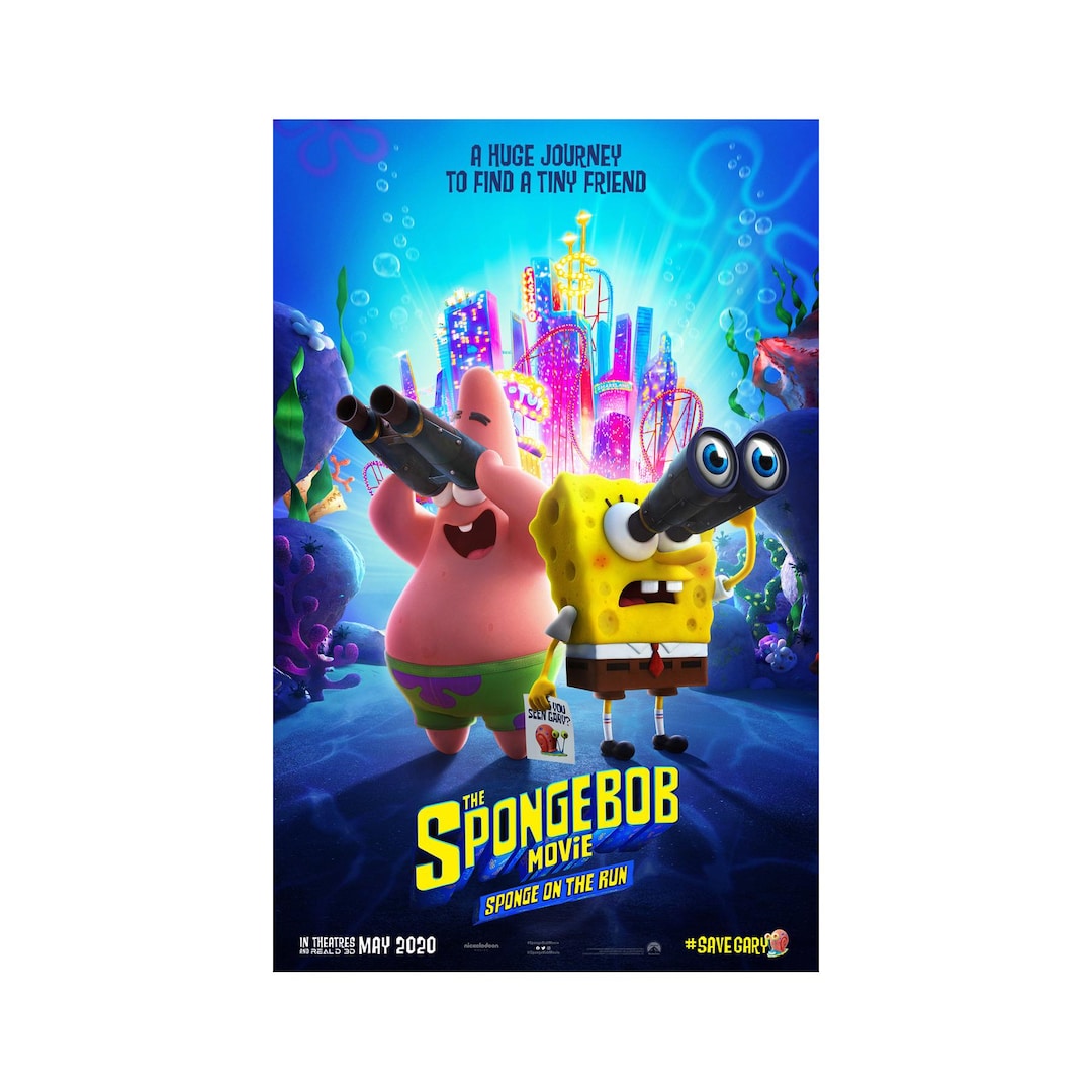 The Spongebob Movie Sponge on the Run 2 Sided ORIGINAL Version B 27x40 ...