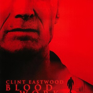 BLOOD WORK Movie Poster 2 Sided ORIGINAL Final 27x40 Clint Eastwood ...