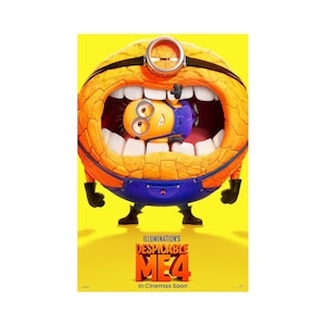 DESPICABLE ME 4 Movie Poster 2 Sided ORIGINAL Intl Version B 27x40 ...