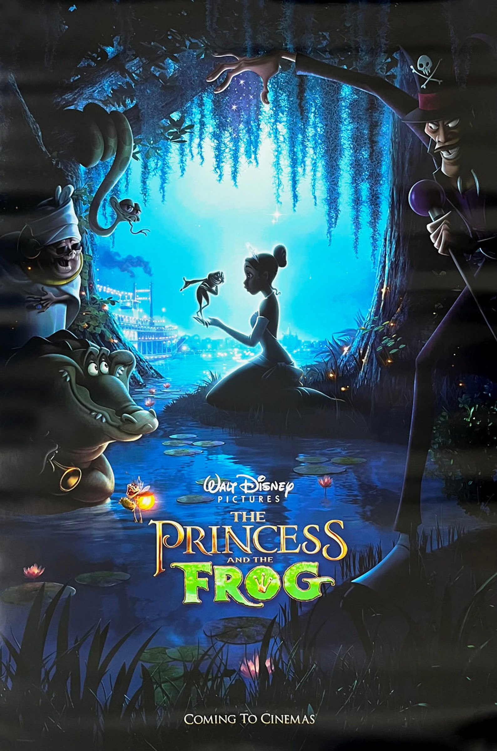 Princess and the Frog MOVIE POSTER 2 Sided ORIGINAL Intl Advance 27x40 ...