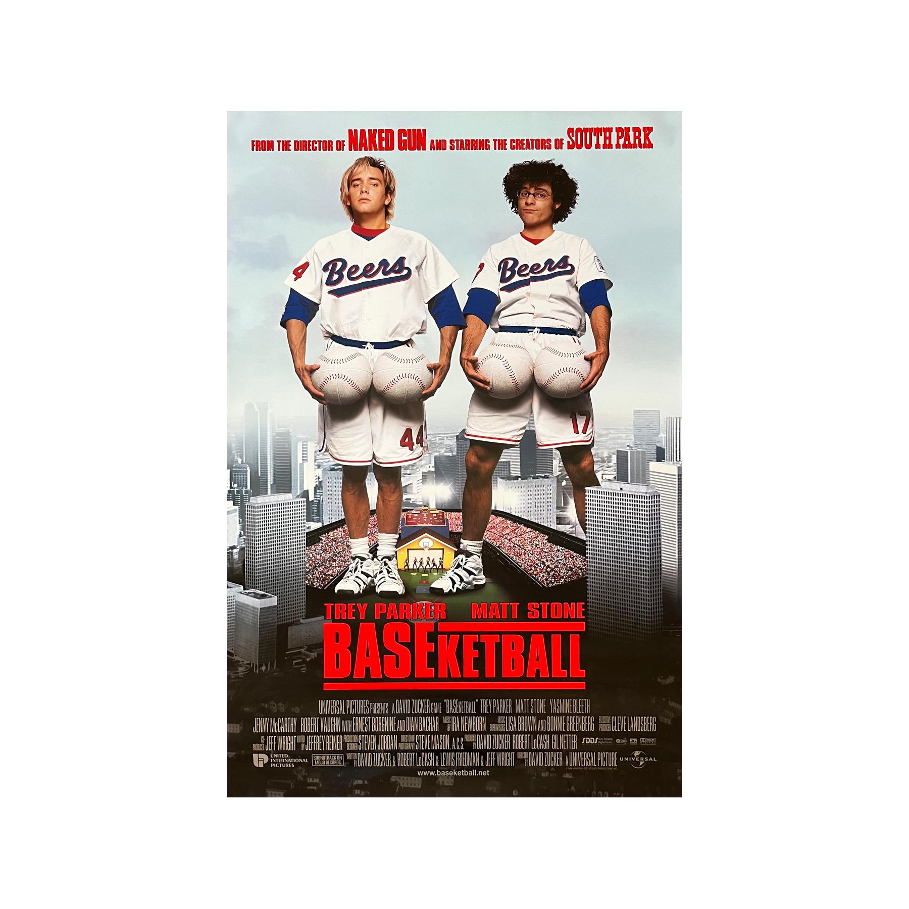 BASEKETBALL MOVIE POSTER 2 Sided Original Intl Final 27x40 Trey Parker ...