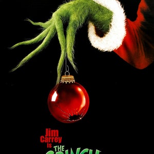 THE GRINCH Movie Poster 2 Sided ORIGINAL Advance November 27x40 Jim ...