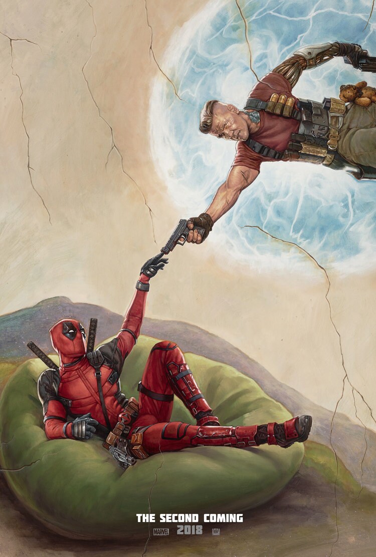 DEADPOOL 2 Movie Poster 2 Sided ORIGINAL Advance Version C 27x40 Ryan ...