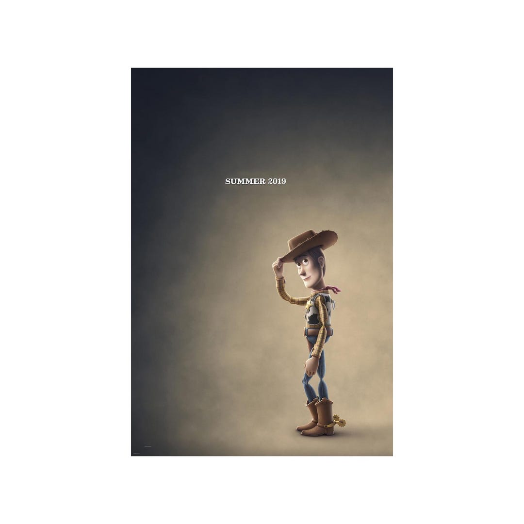 TOY STORY 4 Movie Poster 2 Sided ORIGINAL Advance Woody 27x40 Tom Hanks ...