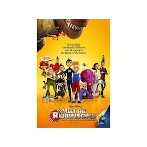 MEET THE ROBINSONS Movie Poster 2 Sided Original Final 27x40 Angela ...