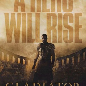 GLADIATOR Movie Poster 2 Sided ORIGINAL INTL Advance Rolled 27x40 ...