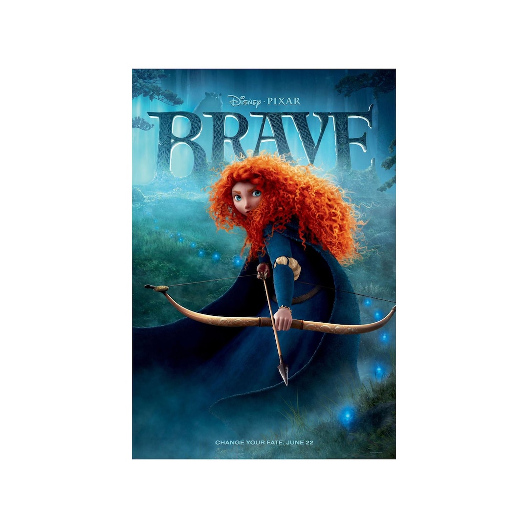 BRAVE MOVIE POSTER 2 Sided Original Final 27x40 Kelly Macdonald - Etsy