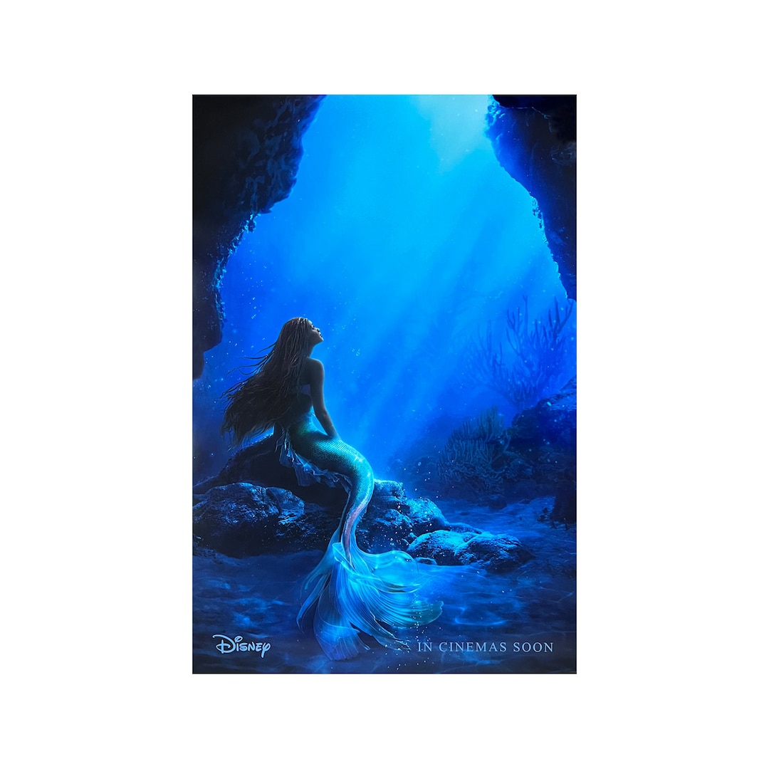 THE LITTLE MERMAID Movie Poster 2 Sided Original Intl Advance 27x40 - Etsy
