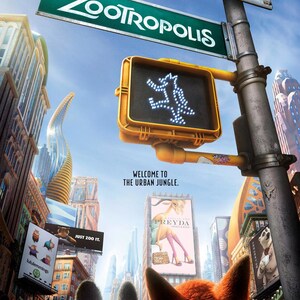 ZOOTOPIA MOVIE POSTER 2 Sided Original Intl Advance Zootropolis Version ...