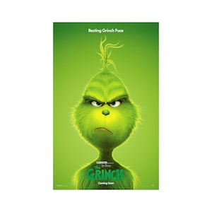 THE GRINCH Movie Poster 2 Sided ORIGINAL Version C 27x40 Dr. Seuss - Etsy