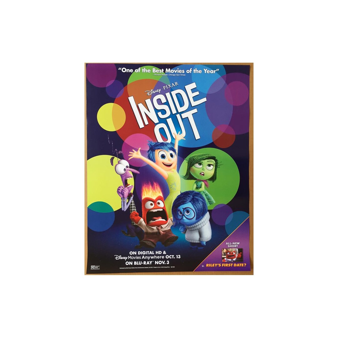 INSIDE OUT Movie Poster 1 Sided ORIGINAL Mini Sheet 22x28 Diane Lane ...