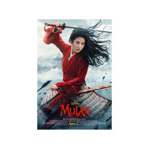 MULAN MOVIE POSTER 2 Sided Original Final Rolled 27x40 Yifei Liu - Etsy