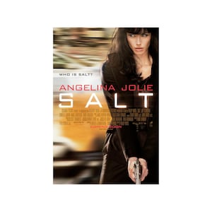 SALT MOVIE POSTER 2 Sided Original Intl Final 27x40 Angelina Jolie Liev ...