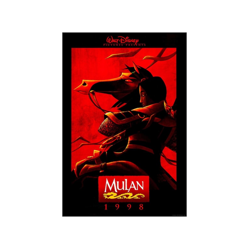 MULAN MOVIE POSTER 2 Sided Original Advance 27x40 Eddie Murphy - Etsy