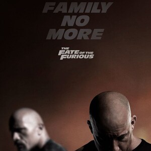 The Fate of the Furious MOVIE POSTER 2 Sided ORIGINAL Advance 27x40 Vin ...