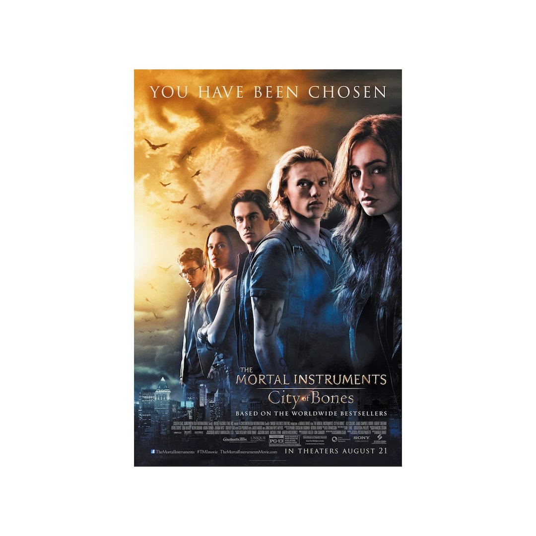 Mortal Instruments City of Bones MOVIE POSTER 1 Sided ORIGINAL Final ...