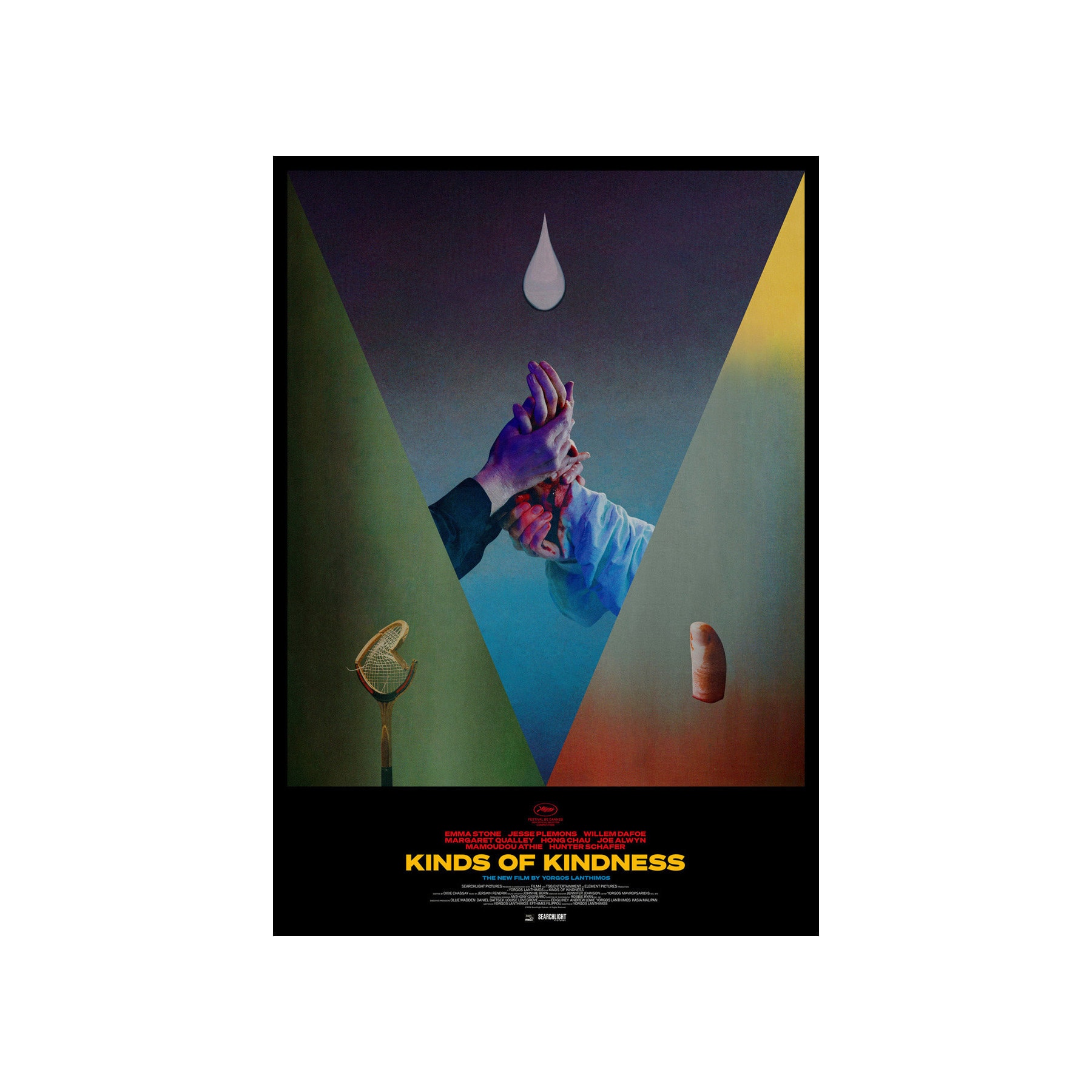 KINDS OF KINDNESS Movie Poster 2 Sided Original Advance 27x40 Yorgos ...