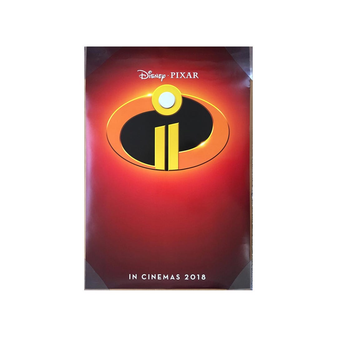 INCREDIBLES 2 Movie Poster 2 Sided Original Intl Advance 27x40 Samuel L ...