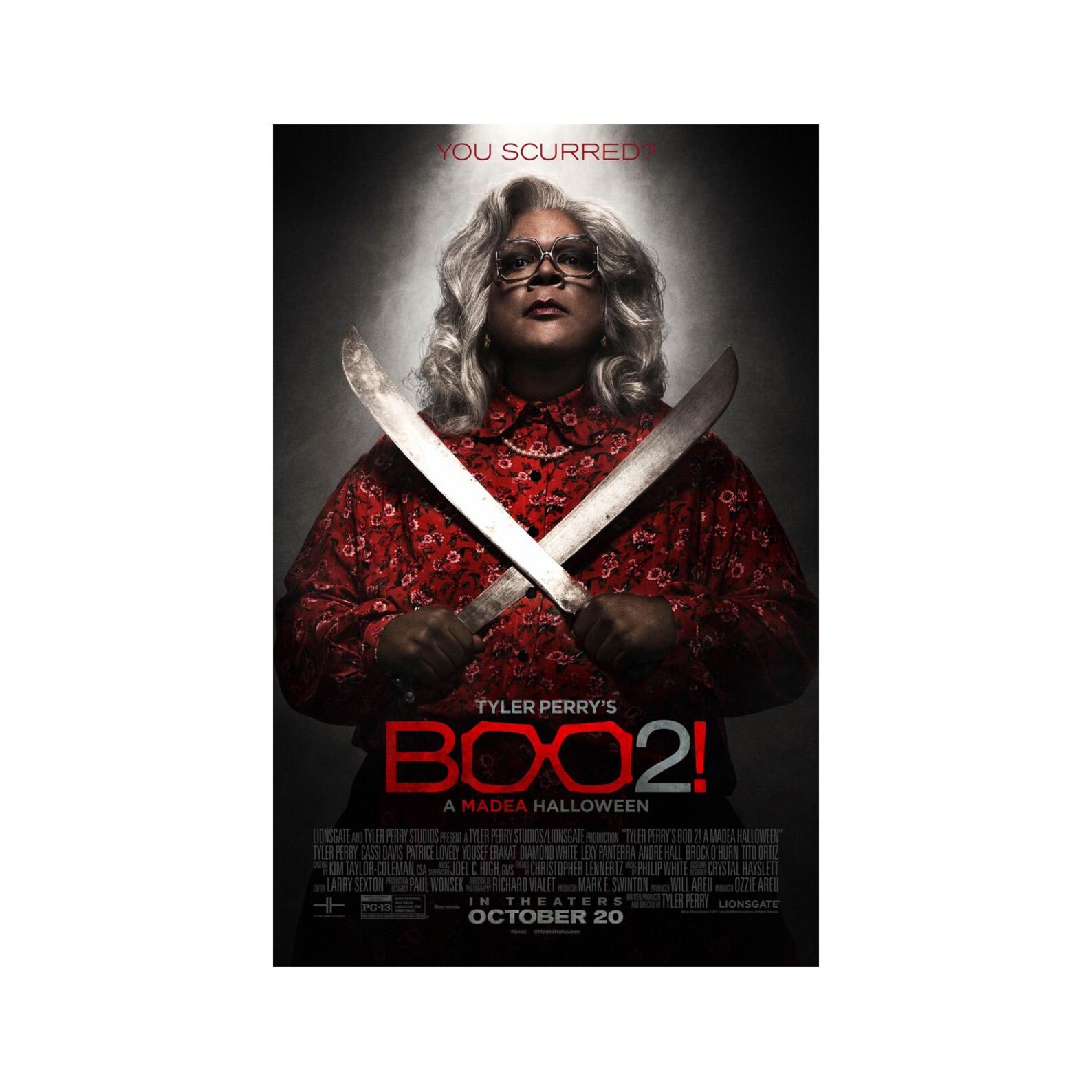 Boo 2! A Madea Halloween MOVIE POSTER 2 Sided ORIGINAL Final 27x40 ...
