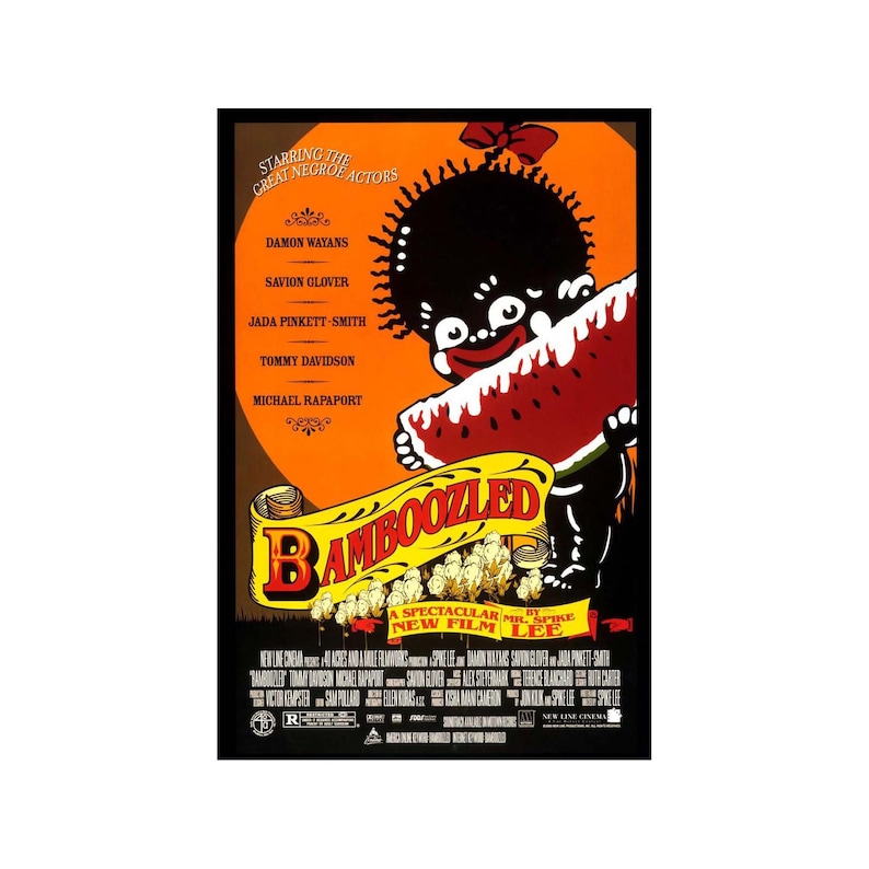 BAMBOOZLED MOVIE POSTER 2 Sided Rare Original 27x40 Spike Lee - Etsy