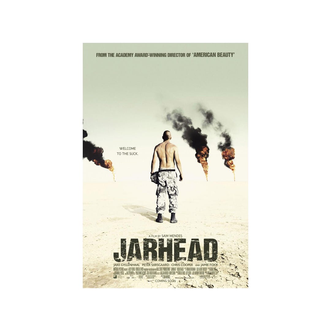 JARHEAD MOVIE POSTER 2 Sided Original Intl Final 27x40 Jake Gyllenhaal - Etsy