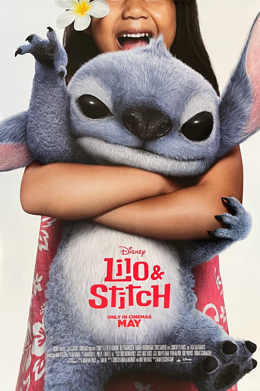LILO & STITCH Movie Poster 2 Sided ORIGINAL Intl Final 27x40 Hannah ...