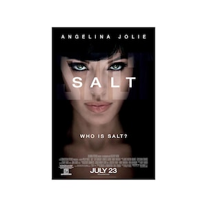 SALT MOVIE POSTER 1 Sided Original Final 27x40 Angelina Jolie Liev ...