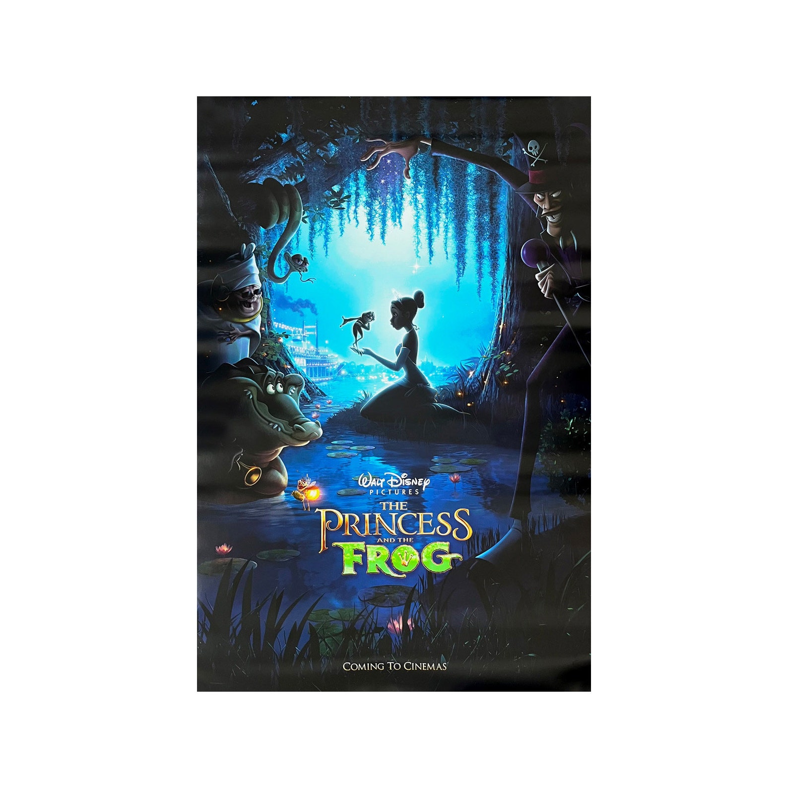 Princess and the Frog MOVIE POSTER 2 Sided ORIGINAL Intl Advance 27x40 ...