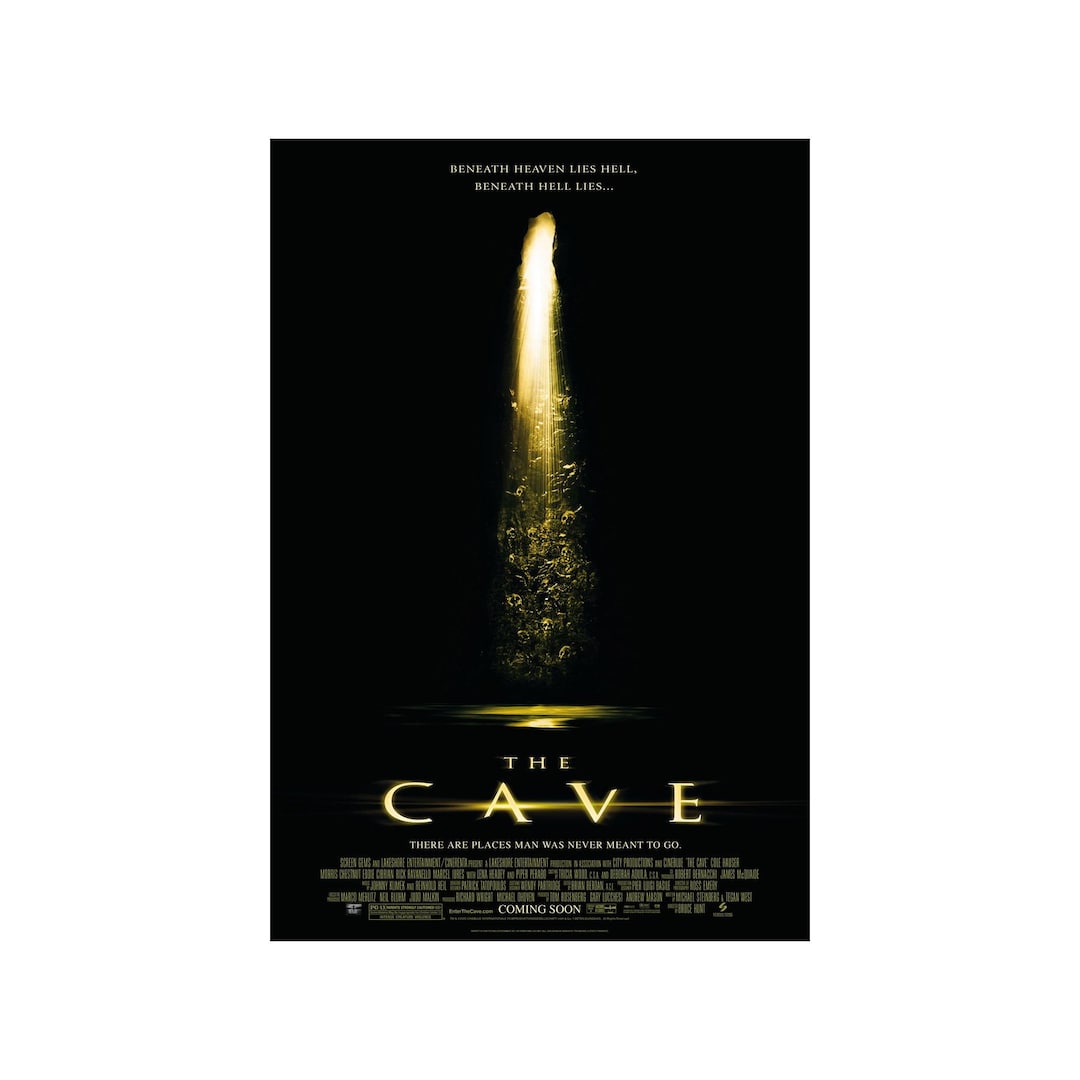 THE CAVE Movie Poster 1 Sided ORIGINAL Final 27x40 Piper Perabo Cole ...