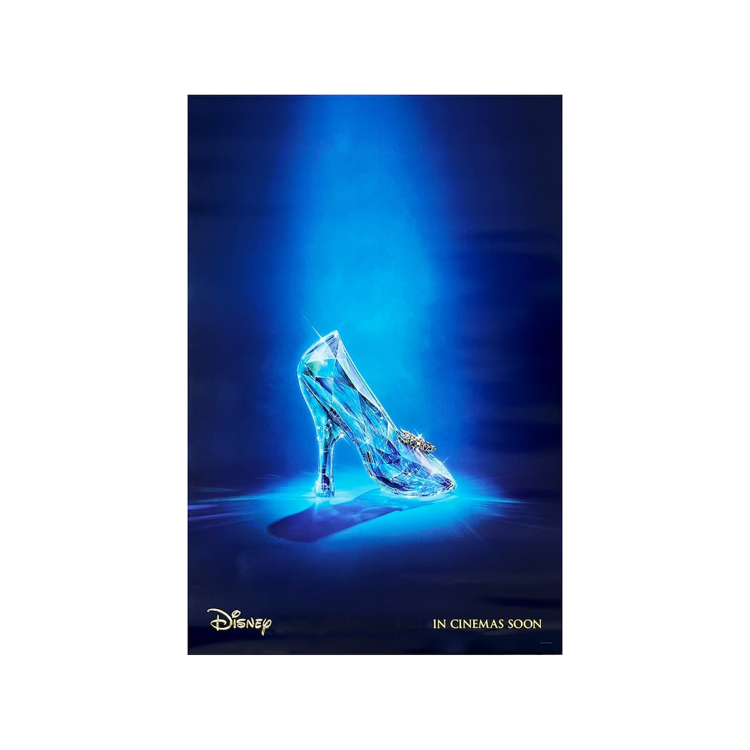 CINDERELLA Movie Poster 2 Sided ORIGINAL Intl Advance 27x40 Lili James ...