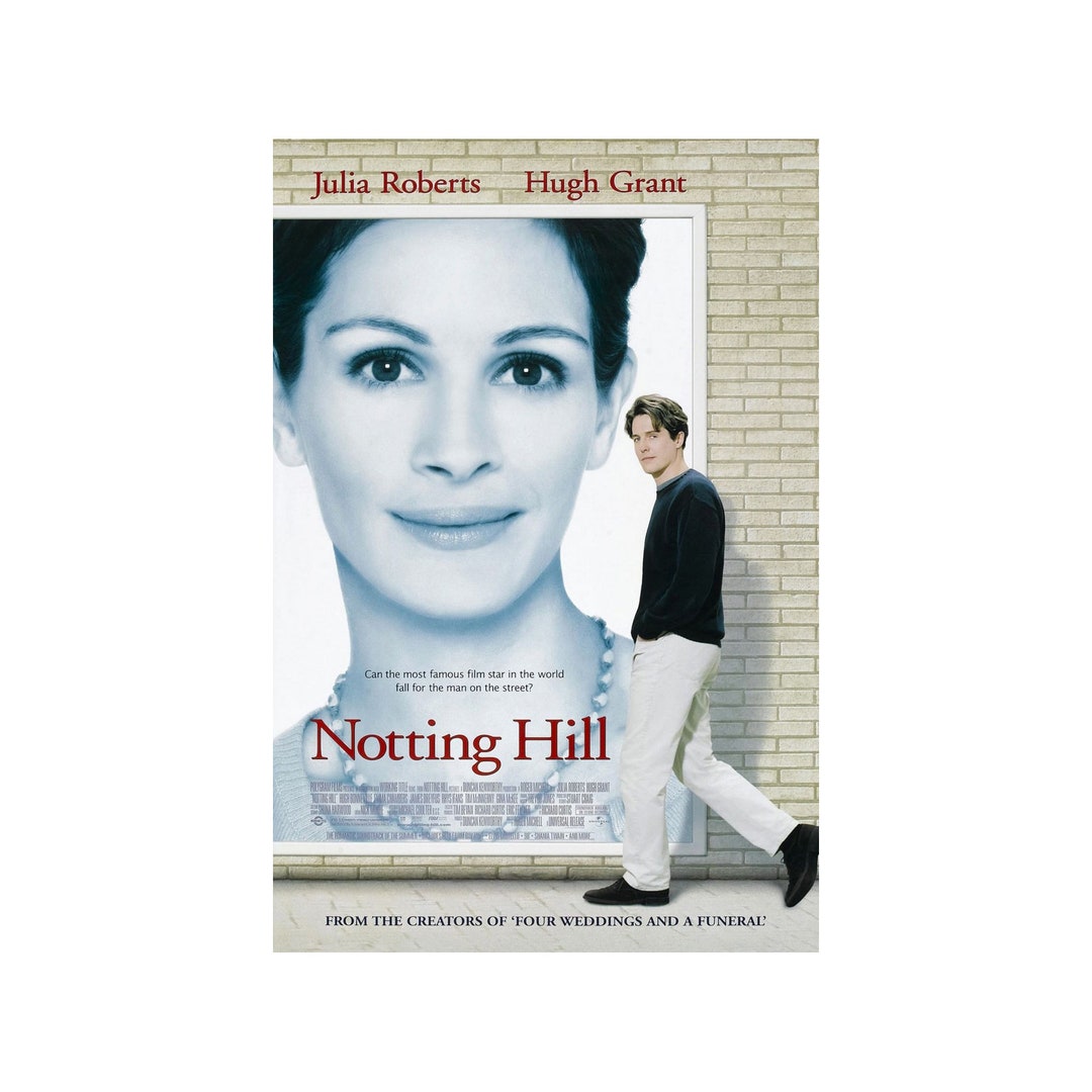 NOTTING HILL Movie Poster 2 Sided ORIGINAL 27x40 Julia Roberts Hugh Grant - Etsy