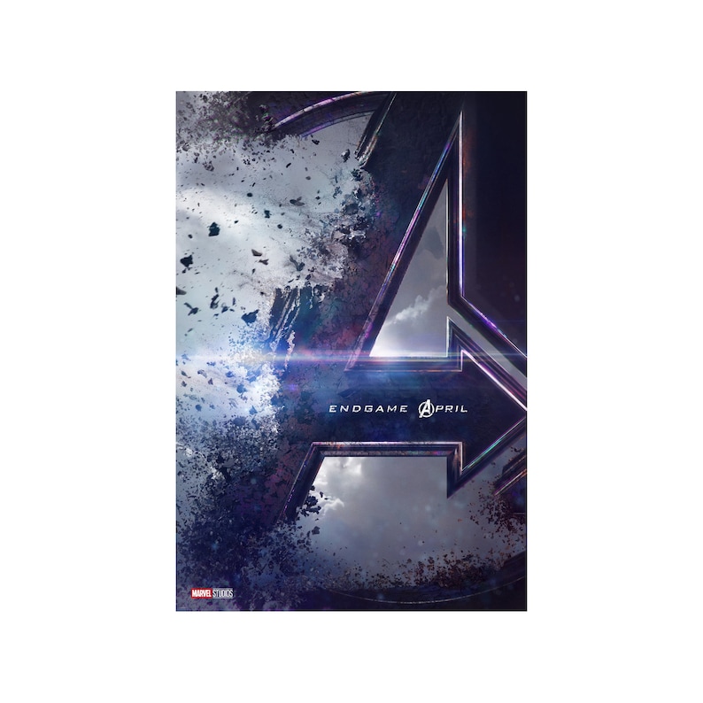 AVENGERS ENDGAME Movie Poster 2 Sided Rare ORIGINAL Intl Advance 27x40 ...