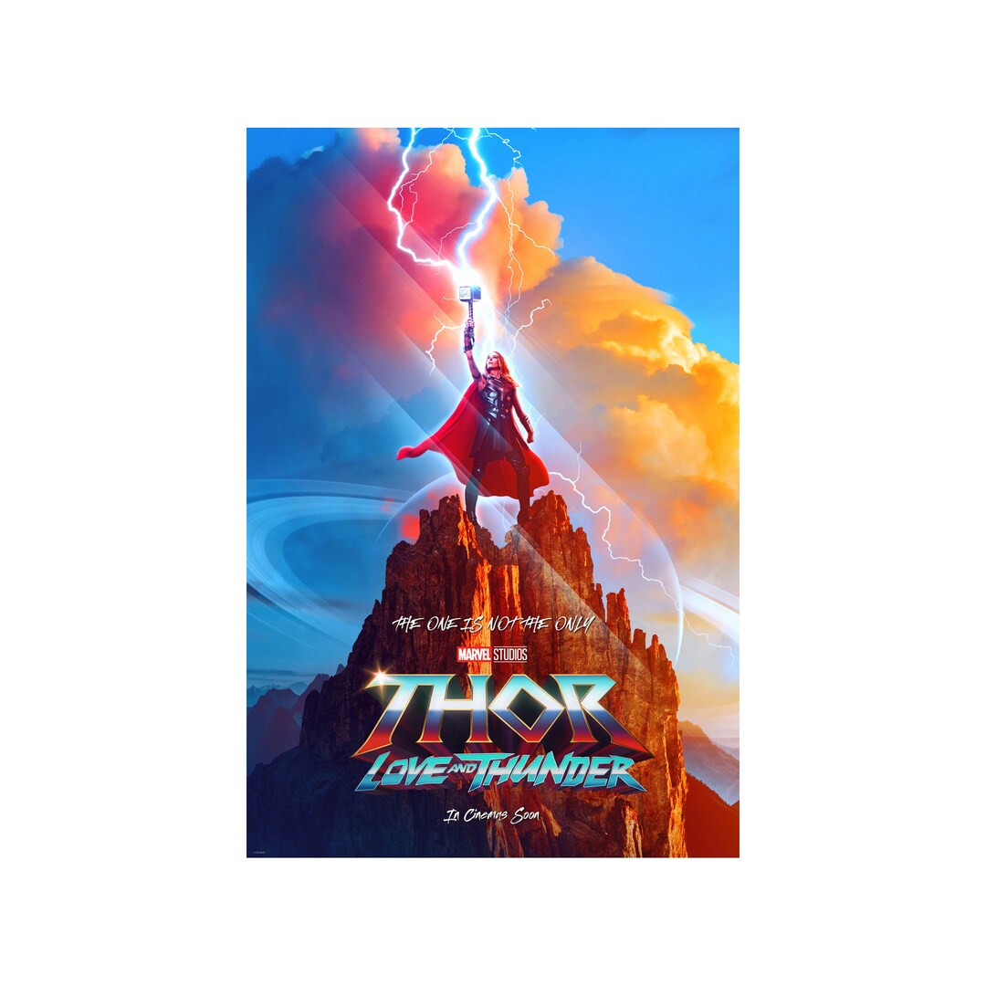 Thor Love and Thunder MOVIE POSTER 2 Sided Original JANE 27x40 Natalie ...