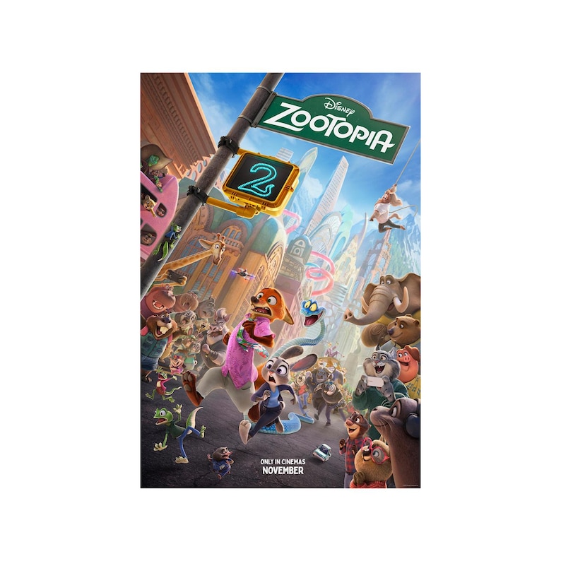 ZOOTOPIA 2 MOVIE POSTER 2 Sided Original Intl Final 27x40 Jason Bateman ...