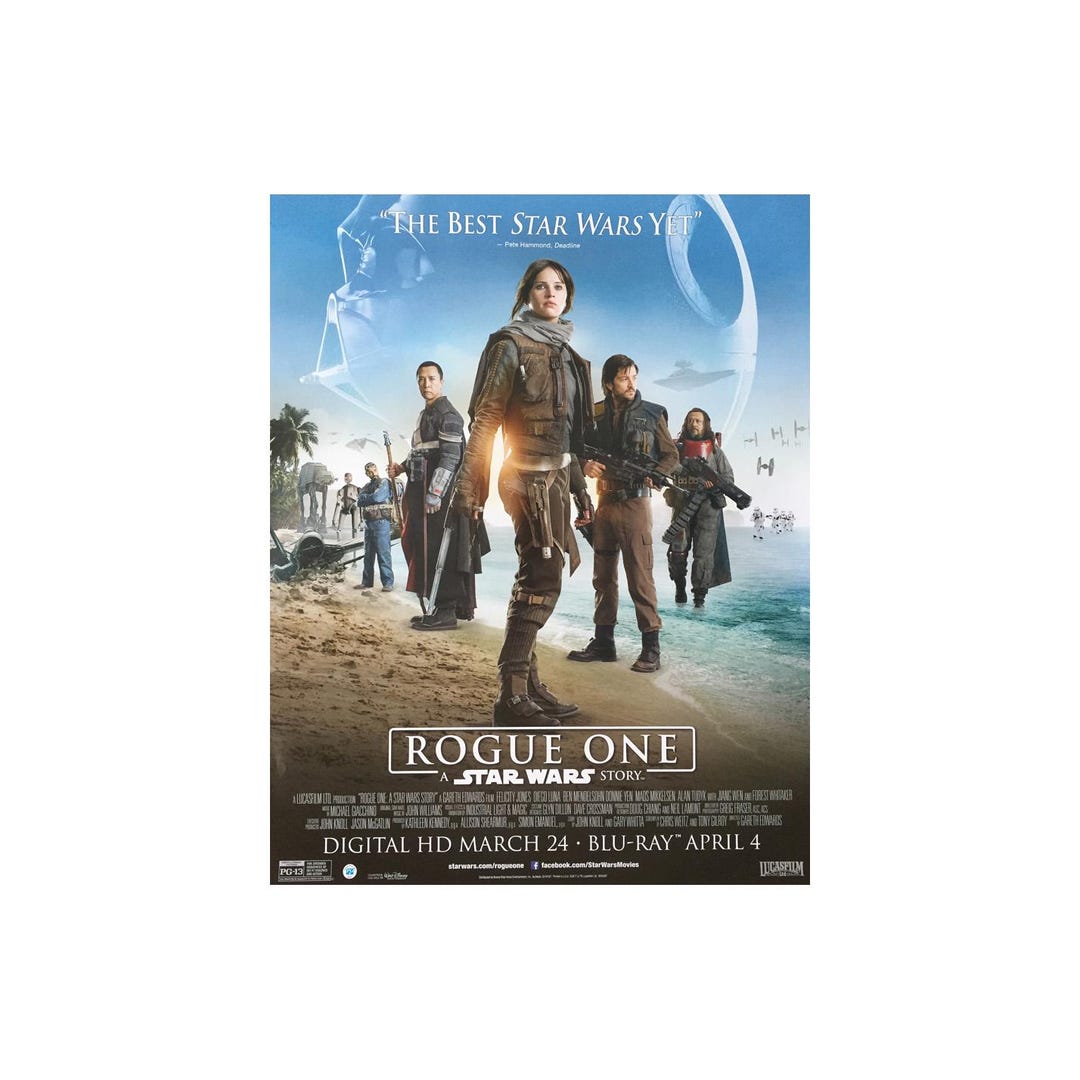 Rogue One: A Star Wars Story MOVIE POSTER 1 Sided ORIGINAL Mini 22x28 ...
