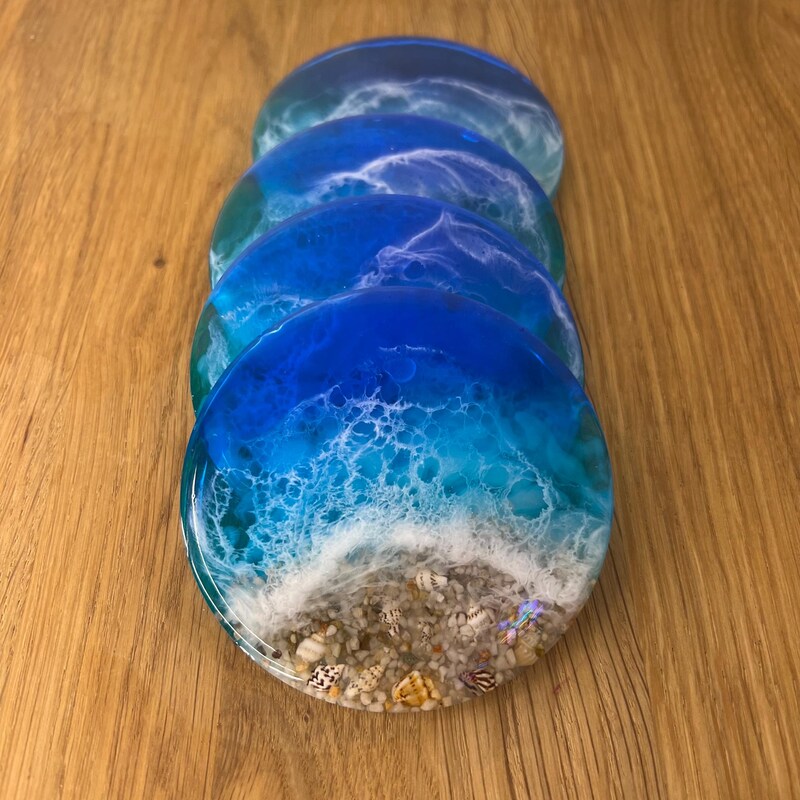 Resin Coasters - Etsy UK