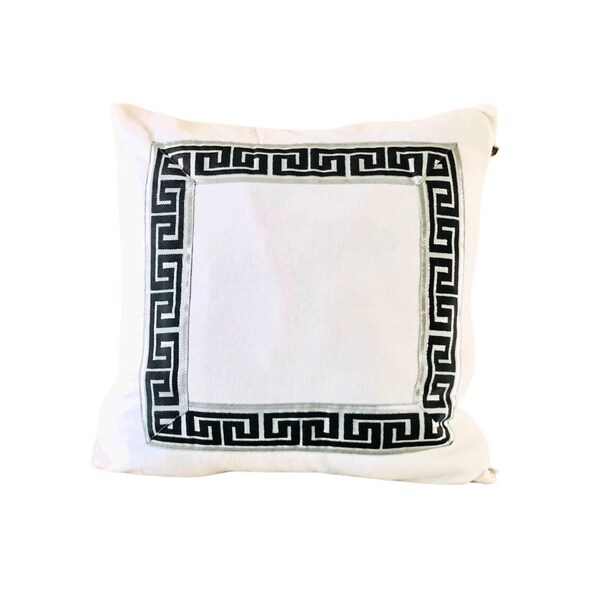 Greek Key Pillow - Etsy