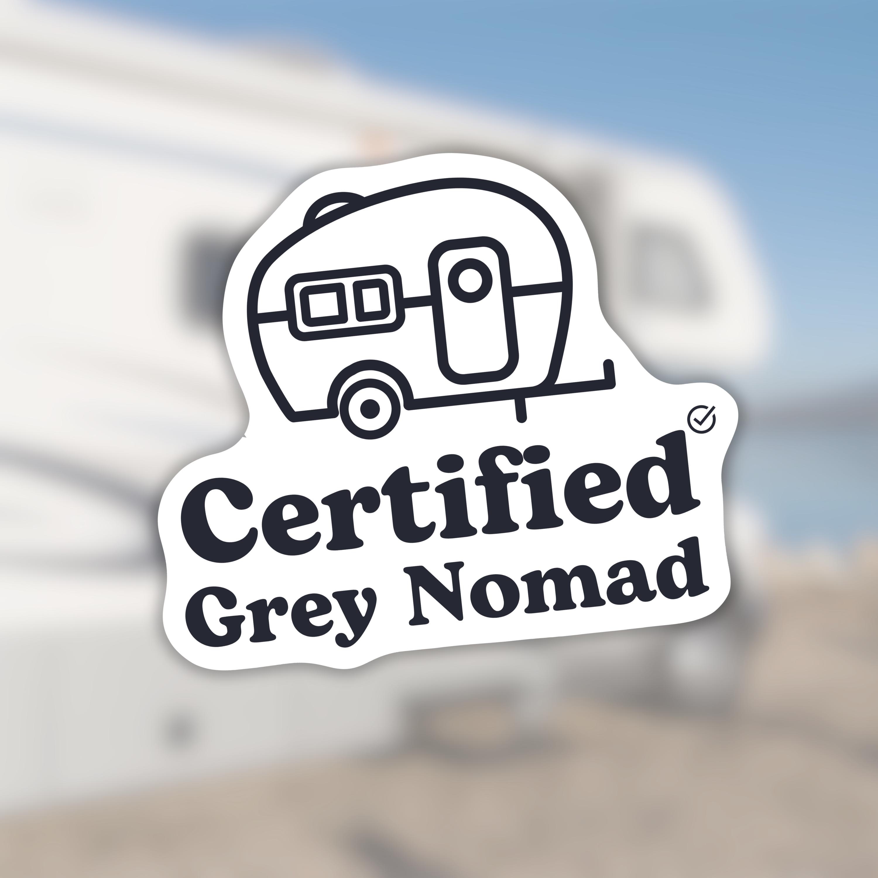 Grey Nomad Magnet: Funny RV Van Life Bumper Sticker - Etsy
