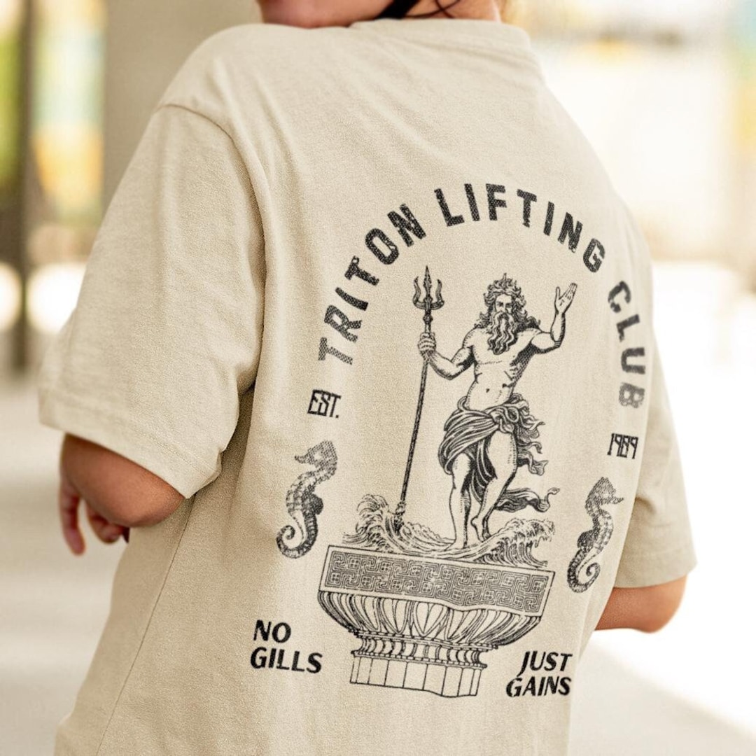 Pump Cover Triton Lifting Club Comfort Colors® Shirt | Subtle Disney ...