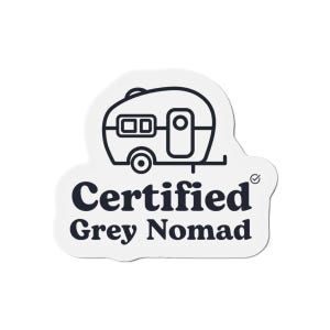 Grey Nomad Magnet: Funny RV Van Life Bumper Sticker - Etsy