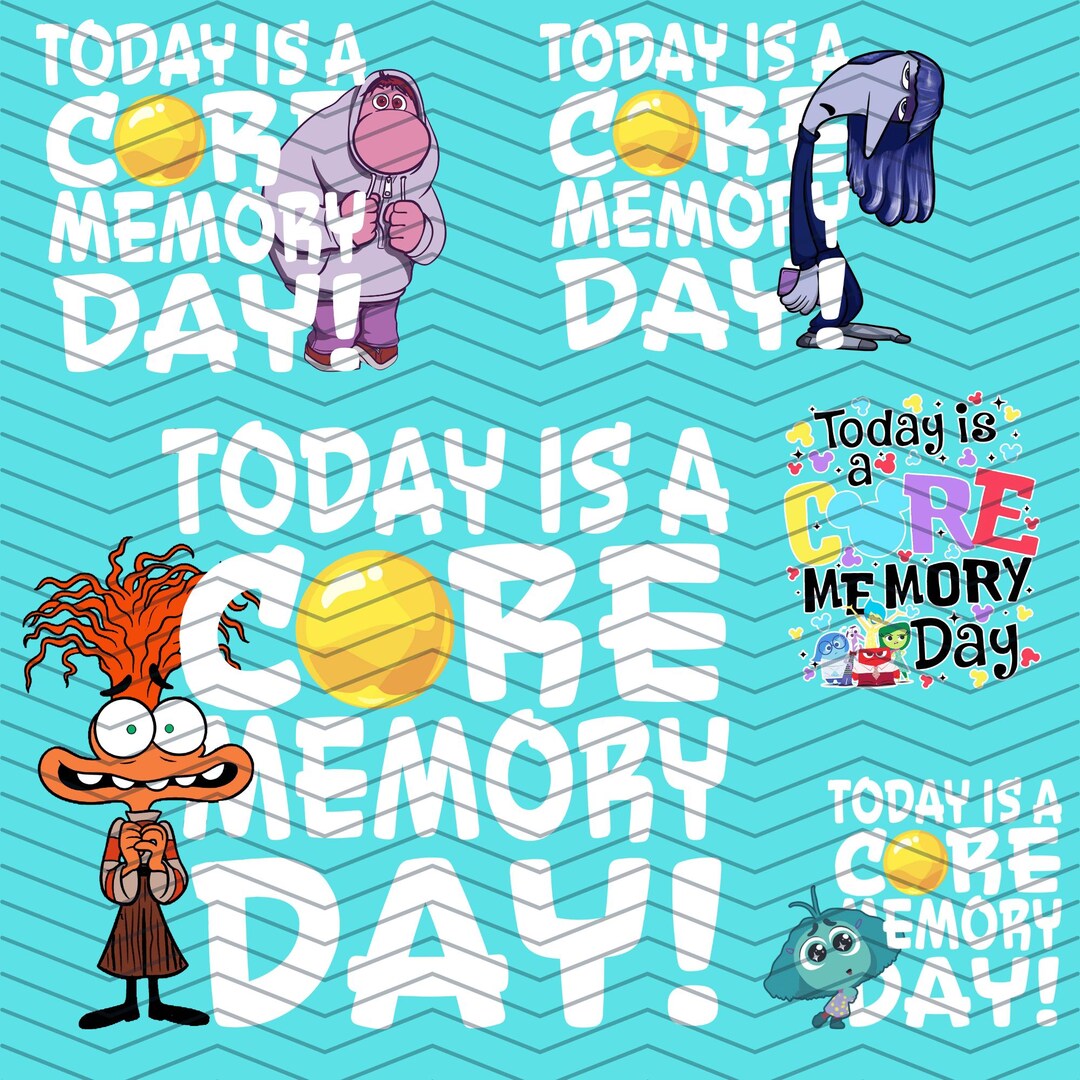 Inside Out 2 Core Memory Day Digital Download Complete Set Anxiety ...