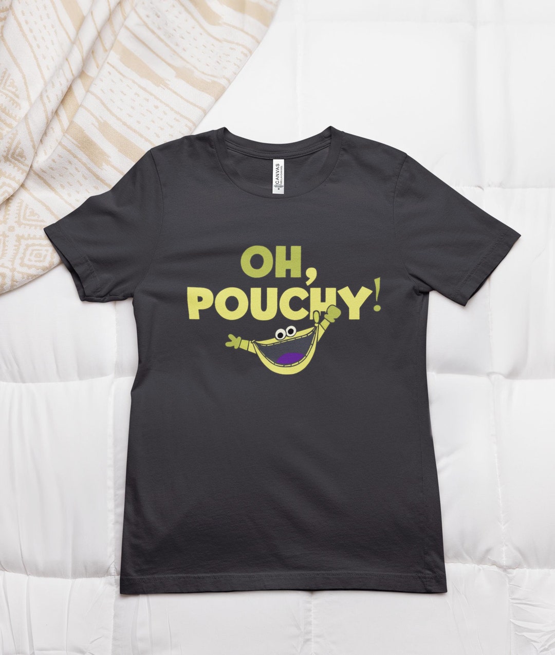 Oh, Pouchy Funny Disney Inside Out 2 Character T-shirt Funny Disney ...